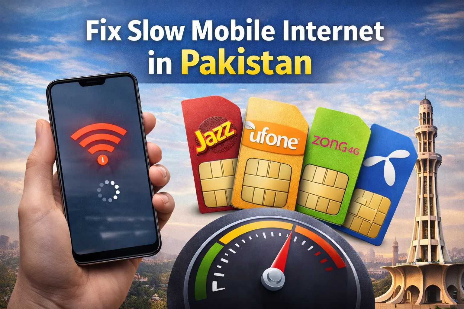 Best Ways to Improve Mobile Internet Speed in Pakistan (Ufone, Jazz ...